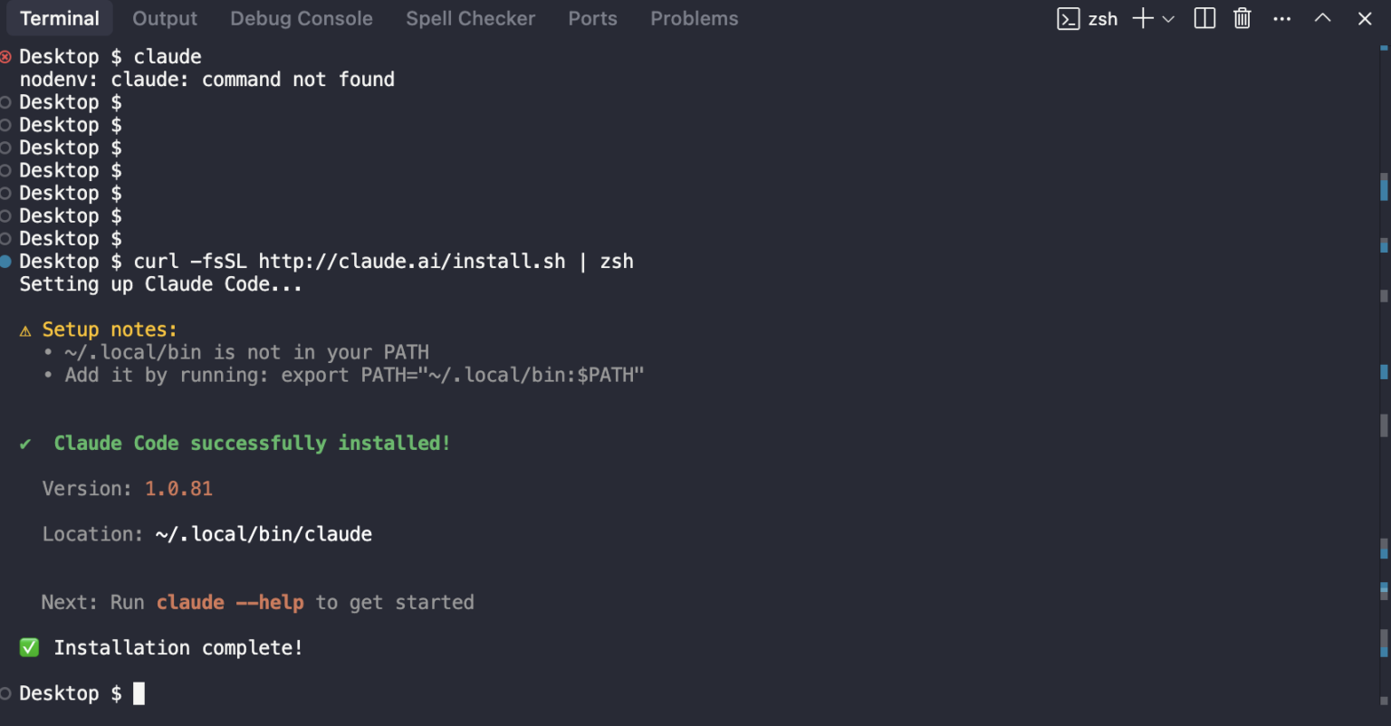 【Claude Code】Auto update failed の回避方法 - webkidaどっとこむ
